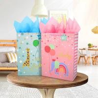 China Stickers Colorful Cartoon Animal Candy Paper Gift Bag For Kids Birthday Baby Shower Party Favor for sale