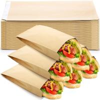 China Paper Type Kraft Paper Customized Size Bbq Food Bag With Aluminum Foil for sale