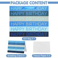 China CMYK 4 Color Offset Printing Happy Birthday Gift Shopping Paper Bag with Custom Logo for sale