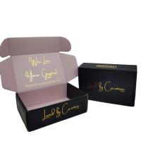 China Custom Logo Cardboard Paper Shipping Box for Square Airplane Clothes Packaging for sale