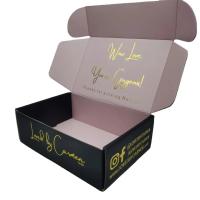China Custom Logo Cardboard Paper Shipping Box for Square Airplane Clothes Packaging for sale