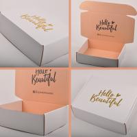 China Gravnre Printing Custom Mailing Mailer for Apparel Clothing Shoes Gift Shipping Box for sale