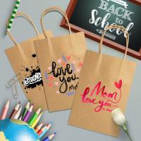 China Custom Takeaway Food Packaging Kraft Paper Bag for Fast Food Take Away POTATO CHIPS for sale