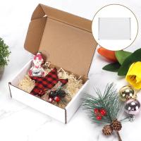 China Recycled Materials Custom Logo Black White Carton Mailing Boxes for Luxury Shipping for sale
