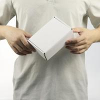 China Recycled Materials Custom Logo Black White Carton Mailing Boxes for Luxury Shipping for sale