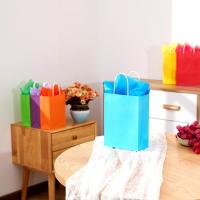 China Handmade Low MOQ Degradable Strong Cute Small Gift Candy Kraft Paper Bag For Parties for sale
