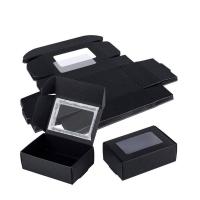 China Shampoo Custom Logo Small Airplane Cosmetic Folding Paper Packaging Box with Clear Window for sale