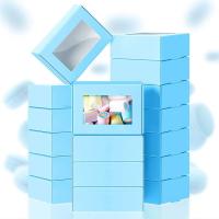 China Shampoo Custom Logo Small Airplane Cosmetic Folding Paper Packaging Box with Clear Window for sale