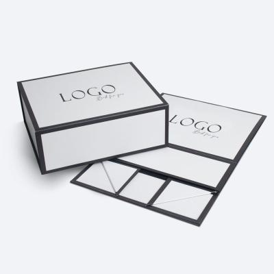 China Custom Order Luxury Rigid Folding Magnetic Closure Gift Paper Box with Glossy Lamination for sale