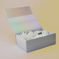 China Custom Order Luxury Rigid Folding Magnetic Closure Gift Paper Box with Glossy Lamination for sale