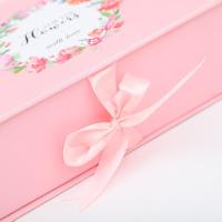 China Cardboard Magnetic Gift Packaging Paper Box With Ribbon for Your Specific Request for sale
