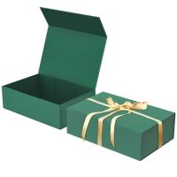 China Gift Packaging Paper Box With Magnetic Lid Custom Print Folding Thick Magnetic Flip Close for sale