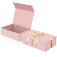 China Gift Packaging Paper Box With Magnetic Lid Custom Print Folding Thick Magnetic Flip Close for sale