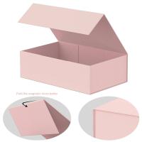 China Gift Packaging Paper Box With Magnetic Lid Custom Print Folding Thick Magnetic Flip Close for sale
