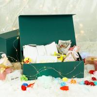 China Folding Perfume Lipstick Cosmetics Bag Gift Packaging Magnetic Foldable Paper Box For Gift for sale
