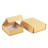 China Gravnre Printing Custom Luxury Foldable Cardboard Paper Magnetic Folding Black Color Gift Packaging Paper Box for sale