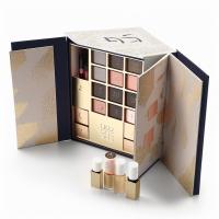 China Business Shopping Custom Logo Paper Gift Advent Calendar Box Double Doors Packaging Empty Cosmetic Mystery Box for sale