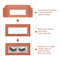 China Custom Logo Cosmetic Eyelash Packaging Cardboard Paper Box For Eyelash With Materials for sale