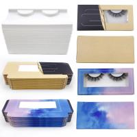 China Gravnre Printing OEM/ODM Custom Printing Counter Display Eyelash Packing Card Paper Box for sale