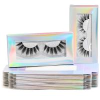China Wenzhou Custom Print Logo Makeup Eyelash Paper Packaging Box with Window Custom Order for sale