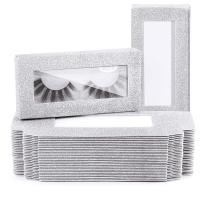 China Wenzhou Custom Print Logo Makeup Eyelash Paper Packaging Box with Window Custom Order for sale