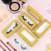 China Wenzhou Custom Print Logo Makeup Eyelash Paper Packaging Box with Window Custom Order for sale