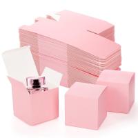 China Customized Beautiful Design Folding Pink Skin Care Packaging Paper Perfume Box for Perfume for sale