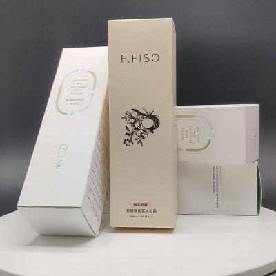China Industrial Cosmetic White Card Paper Box for Skincare Products Customized Design for sale