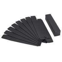 China Recyclable and Eco-Friendly Black Paper Lipstick Cosmetic Perfume Kraft Cardboard Box for sale