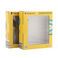 China Custom Kraft Packaging Paper Box With Clear Window For Grocery Packaging And Storage for sale