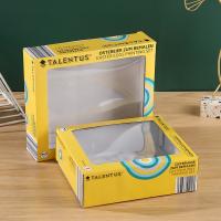 China Custom Kraft Packaging Paper Box With Clear Window For Grocery Packaging And Storage for sale