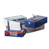 China Custom Order Accepted Square Tissue Paper Box for Facial Tissue at Competitive Cost for sale