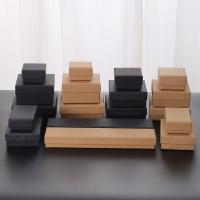China Customized Size Custom Necklace Bracelet Ring Earring Kraft Paper Box for BRACELETS for sale