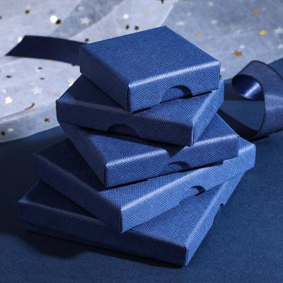 China Custom Order Custom Logo Printed Jewelry Box for Earrings Ring Necklace Bracelet for sale