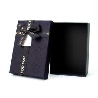 China Custom Lipstick Cosmetic Gift Paper Boxes with Bow Ribbon and Glossy Lamination for sale