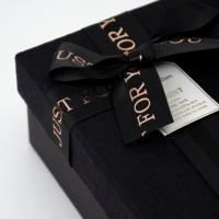 China Custom Lipstick Cosmetic Gift Paper Boxes with Bow Ribbon and Glossy Lamination for sale