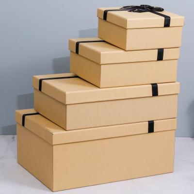 China Business Promotion Square Custom Size Folding Paper Gift Box with Paperboard Material for sale