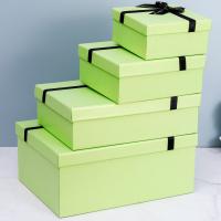 China Business Promotion Square Custom Size Folding Paper Gift Box with Paperboard Material for sale