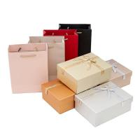 China Custom Printed Birthday Gift Box with Bow Ribbon L*W*H cm According to Your Request for sale