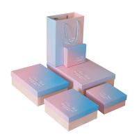 China Colorful Custom Logo Cosmetic Makeup Perfume Packaging Square Kraft Paper Gift Box for sale