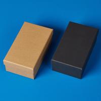 China Custom Logo Oem Golden Square Stickers Blank Cardboard Kraft Gift Packaging Paper Boxes for sale