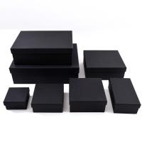 China Custom Logo Oem Golden Square Stickers Blank Cardboard Kraft Gift Packaging Paper Boxes for sale