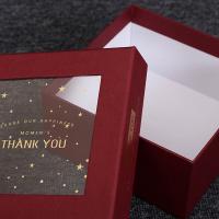 China Custom Wedding Favors Thank You Gift Box With Window L*W*H cm Tailored to Your Needs for sale