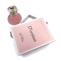 China Recycled Materials Square Perfume Bottle Packaging Paper Box for Color Lid and Base for sale
