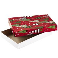 China Wallet Art Paper Custom Design Christmas Gift Packaging Rigid Paper Boxes For Christmas for sale