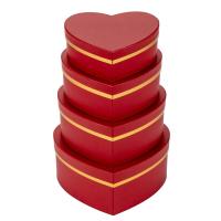 China Custom Order Luxury Love Heart Shape Cosmetics Gift Packaging Paper Box For Wedding Gift for sale