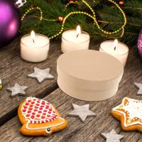China Round Paper Box Type Others for Custom Size Cake Biscuit Cookie Snack Candy Packaging for sale