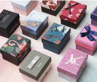 China Custom Order Accepted Rigid Paper Boxes With Lid for Christmas Birthday Gift Packaging for sale