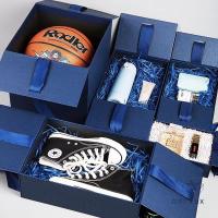China Custom Order Accepted Rigid Paper Boxes With Lid for Christmas Birthday Gift Packaging for sale