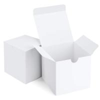 China Folding Recyclable White Gift Packaging Kraft Paper Box For Candle Custom Logo OEM ODM for sale